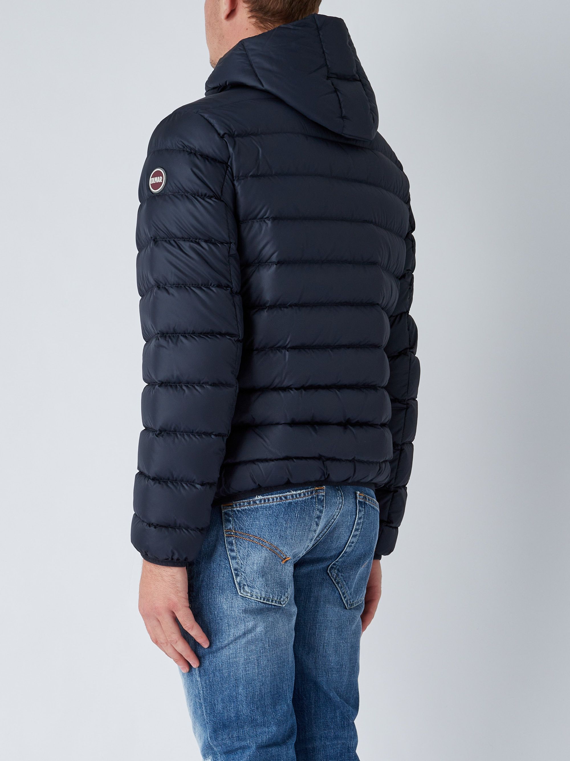 Giubbotto uomo Colmar in piuma naturale Navy | Caposerio.com