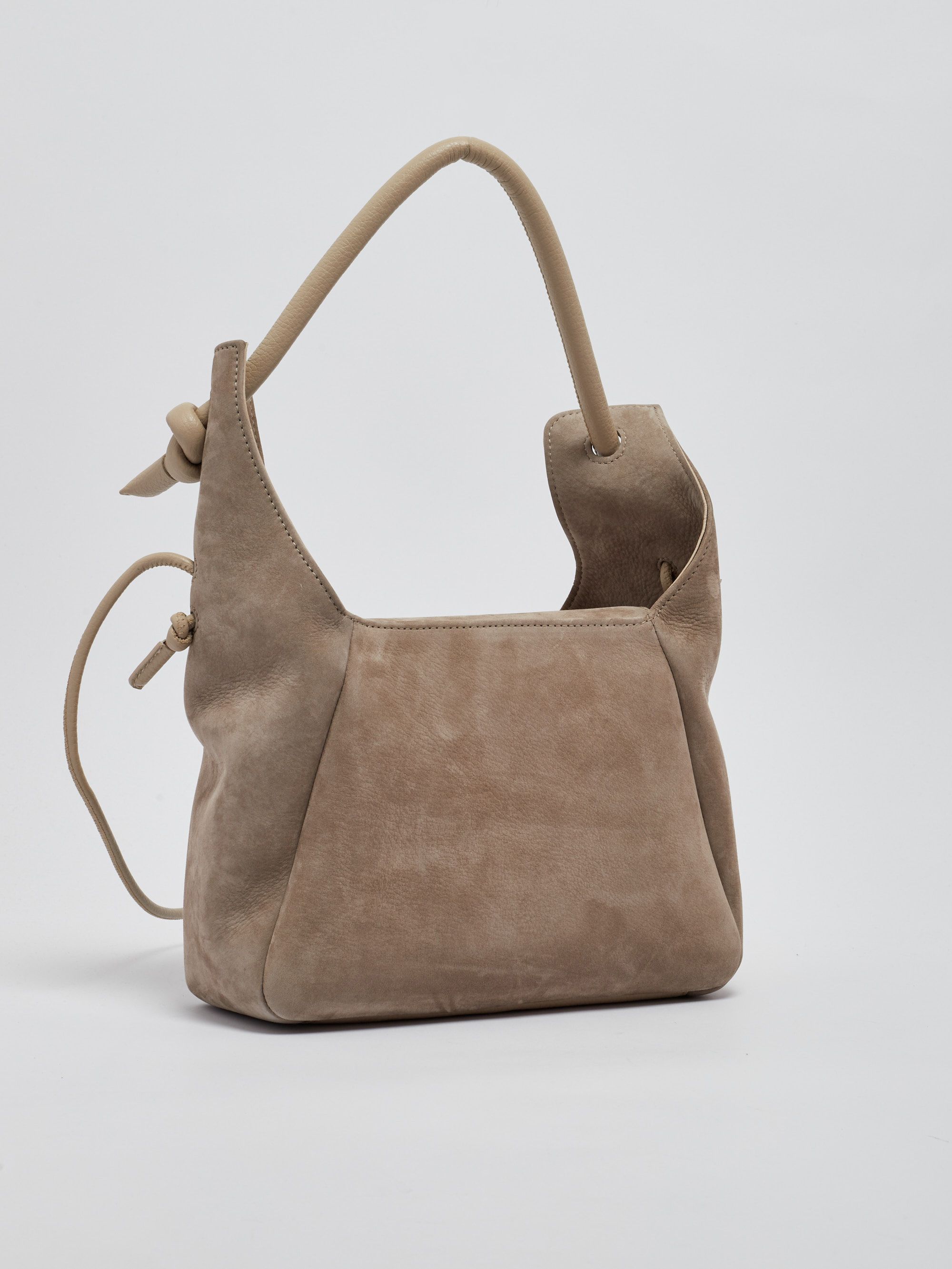 Zanellato Mina Jones women's bag in suede Mink | Caposerio.com