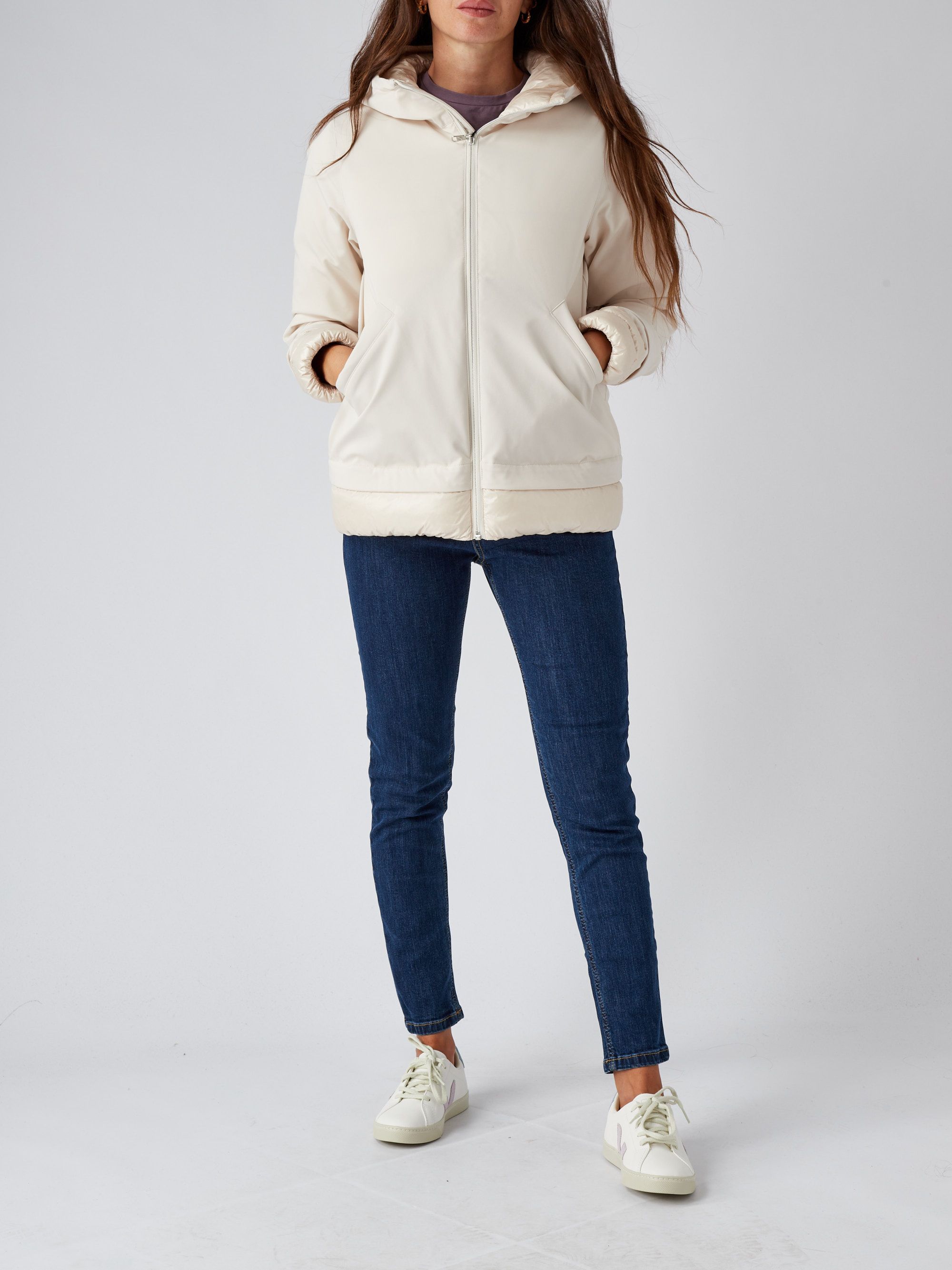 Colmar girl jacket in 3-layer fabric Butter | Caposerio.com