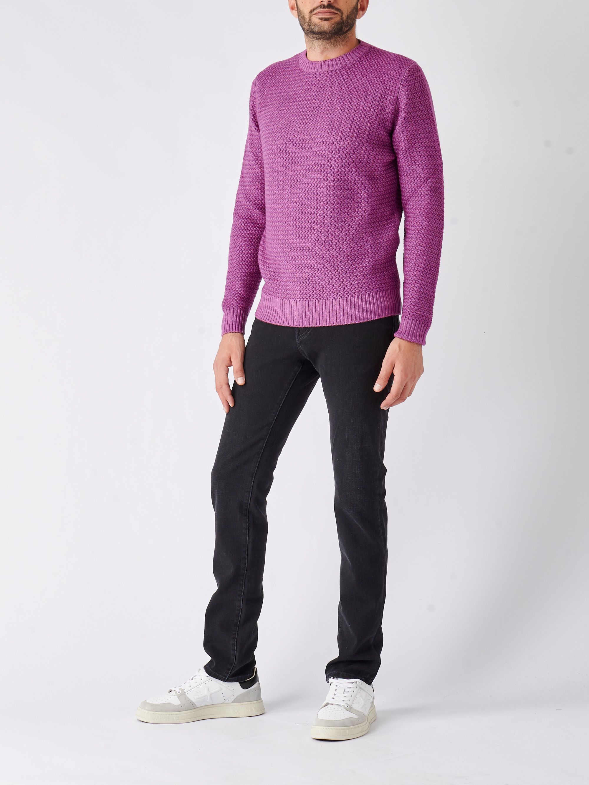 Jacob Cohen men's jeans in cotton and modal stretch blend Black ...