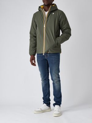 Veste réversible K-Way Jack pour homme. Vert | Caposerio.com