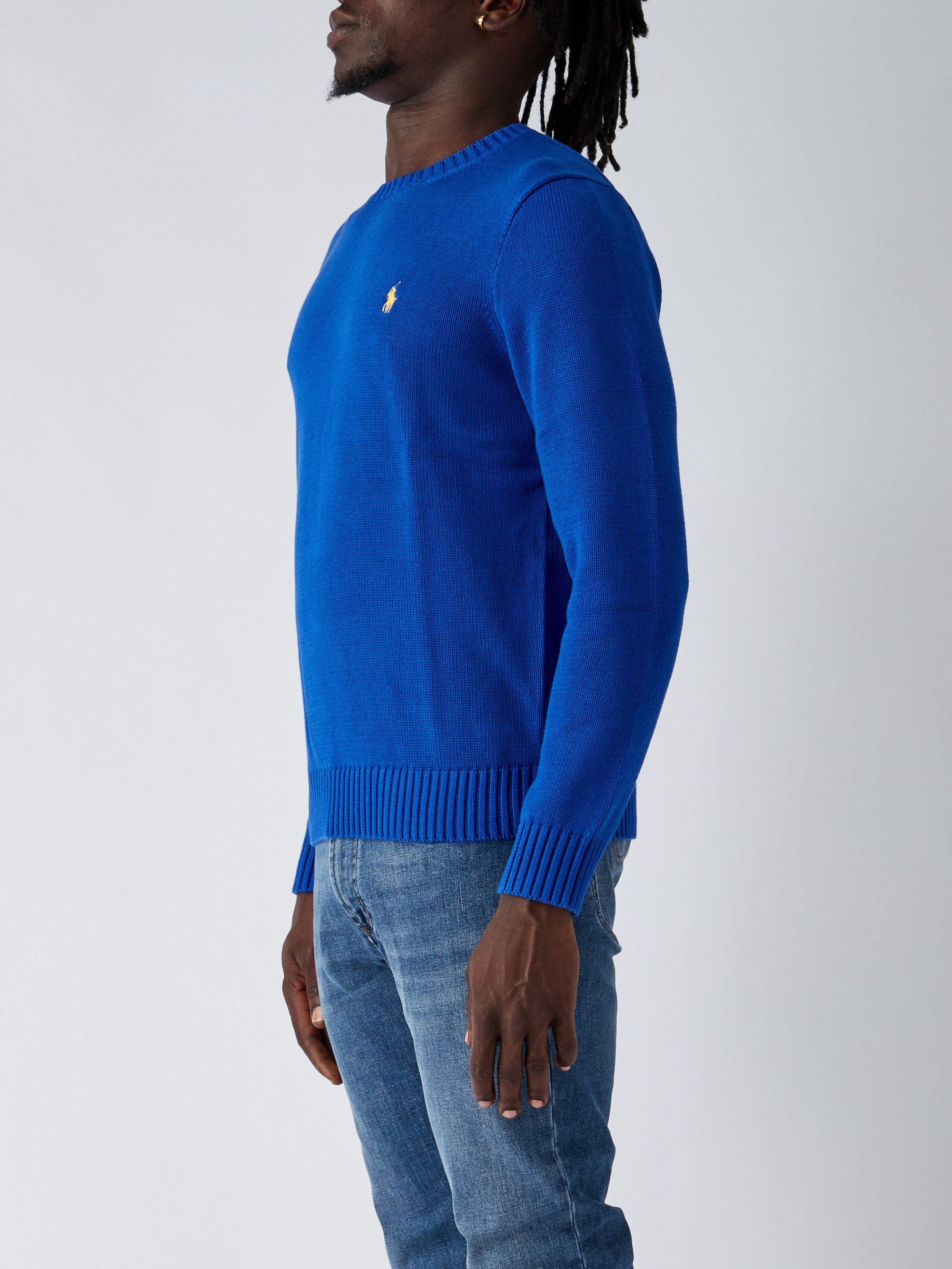 Maillot de coton Polo Ralph Lauren pour hommes avec logo brodé Royal ...