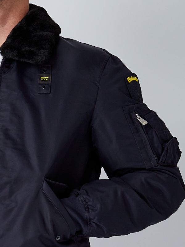 Blauer Bolton men's bomber jacket Navy | Caposerio.com