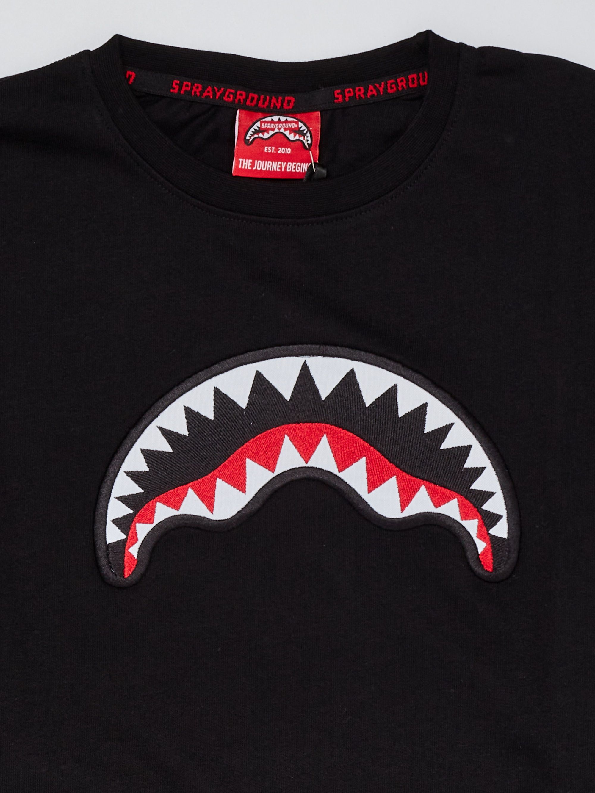 Sprayground boy's long sleeve T-shirt in cotton Black | Caposerio.com