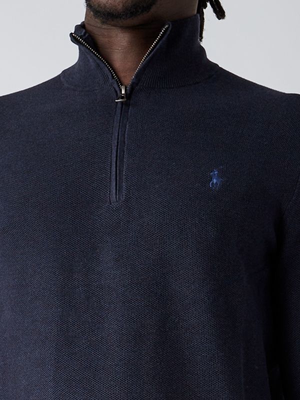 Polo Ralph Lauren men's cotton turtleneck Navy | Caposerio.com