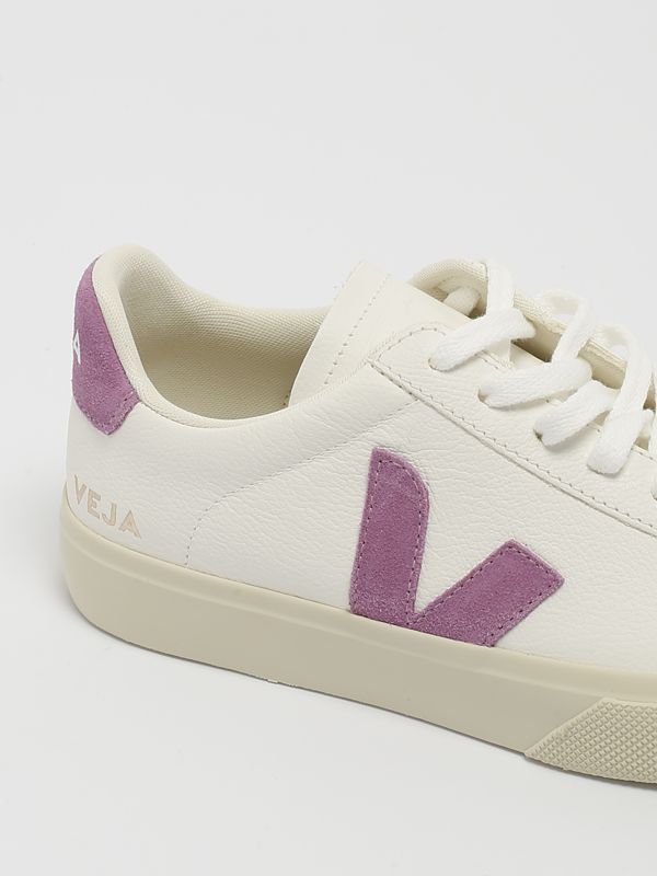 Sneakers donna Veja Campo in pelle vegana chromefree e retro tallone in ...