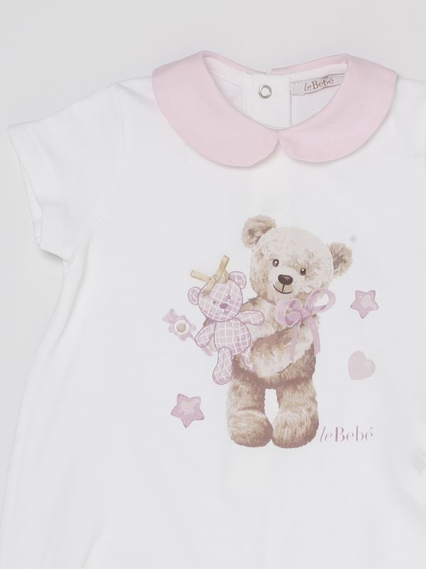 Grenouillère Le Bebé en coton extensible Teddy Bear pour bébé fille ...