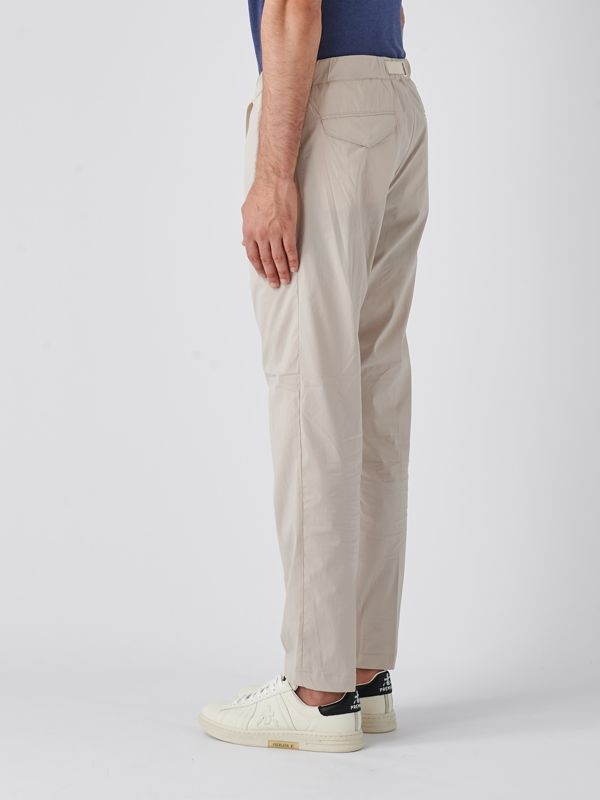 White Sand men's stretch cotton blend pants Turtledove | Caposerio.com