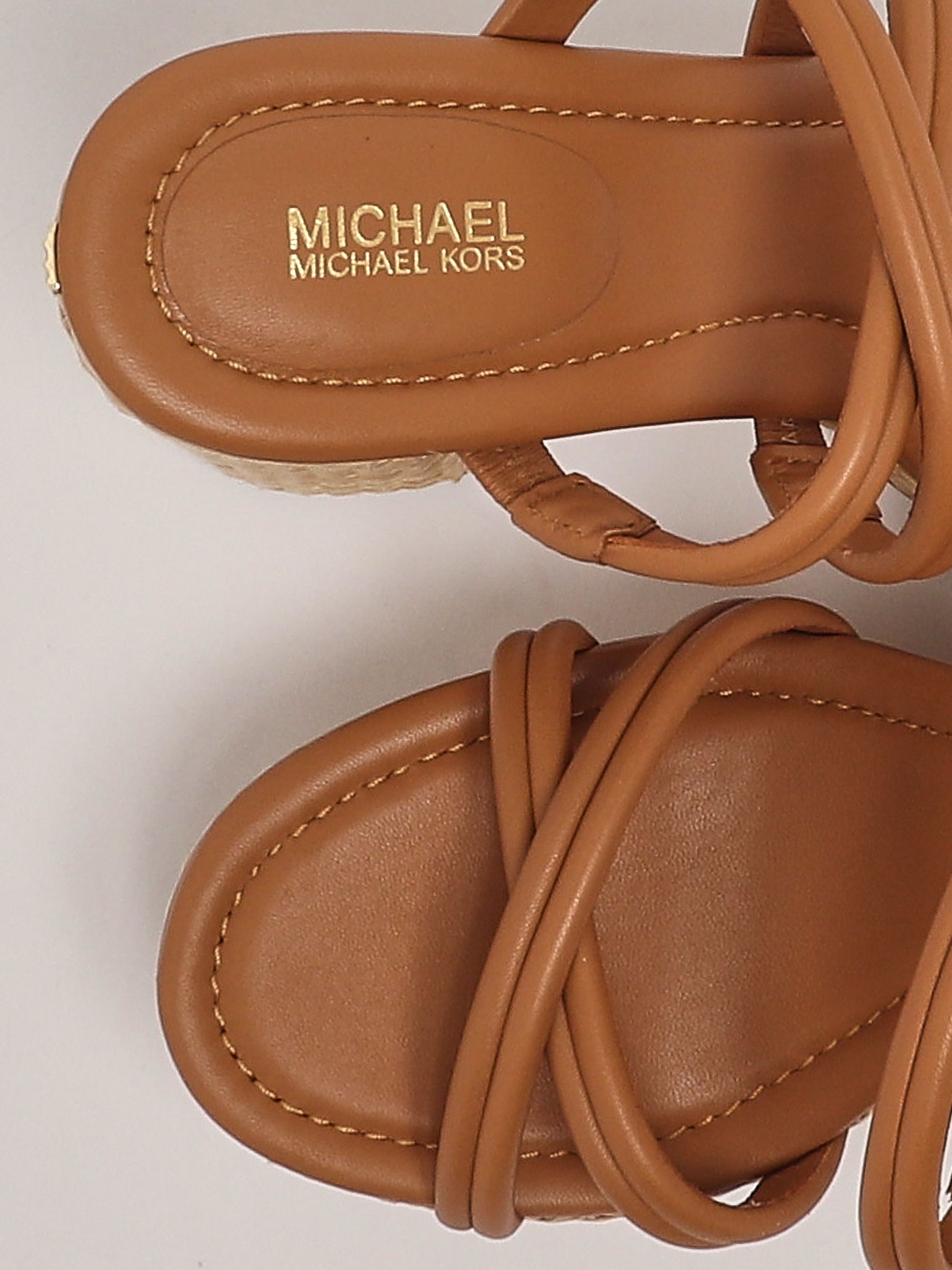 Michael Kors Corinne sandale pour femme avec talon et plateforme en ...