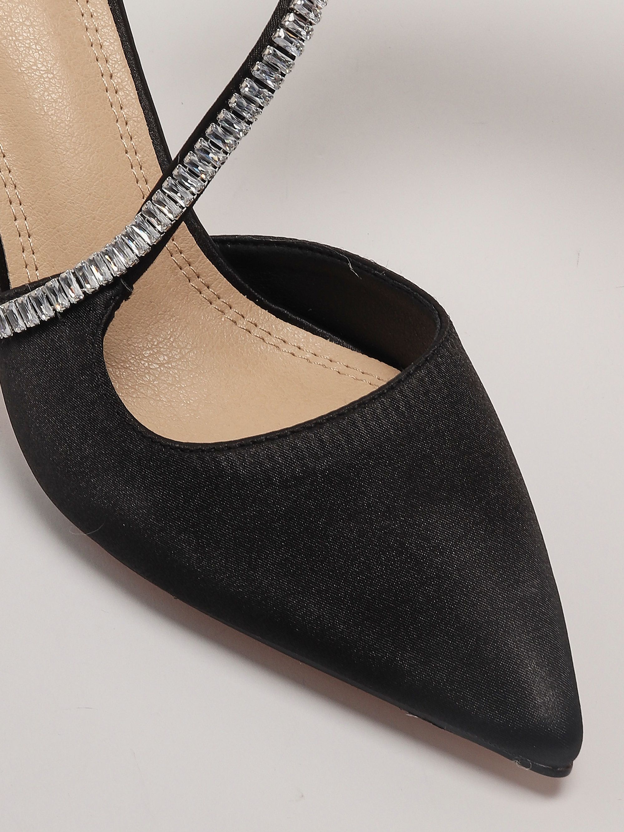 Twentyfourhaitch women's decollete in satin sh256 Black | Caposerio.com