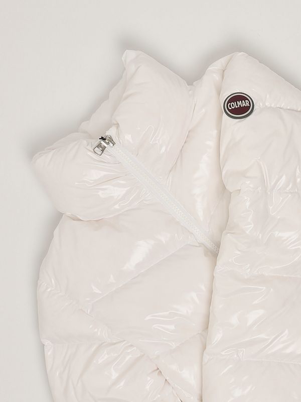 Colmar Glower super shiny nylon down jacket for girls 34018xv White ...