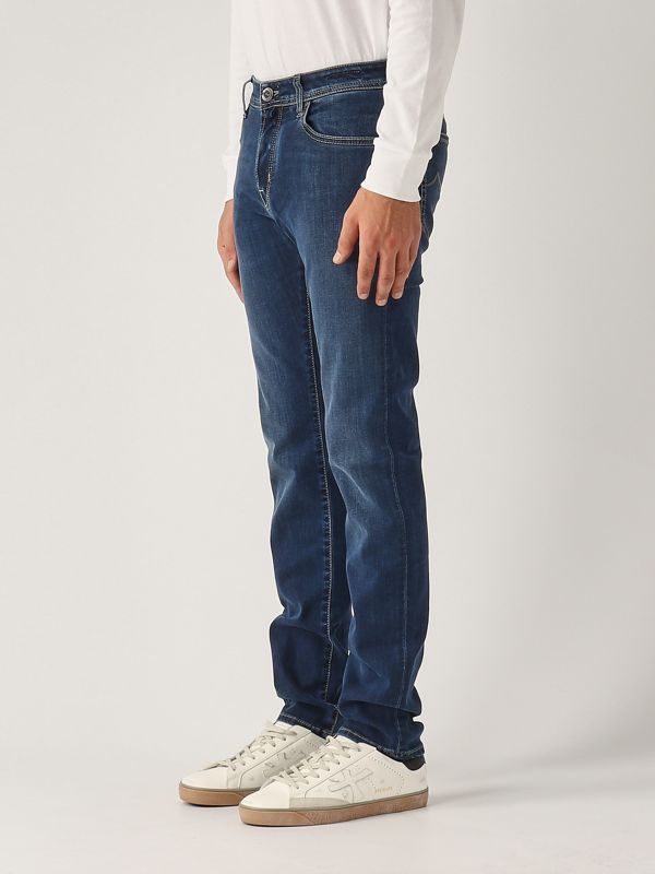 Jacob Cohen Nick Slim stretch cotton blend jeans for men Medium Denim ...