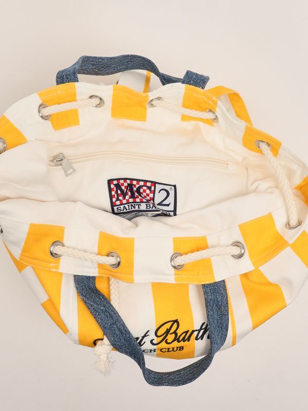 Men's canvas backpack beap001 Yellow | Caposerio.com