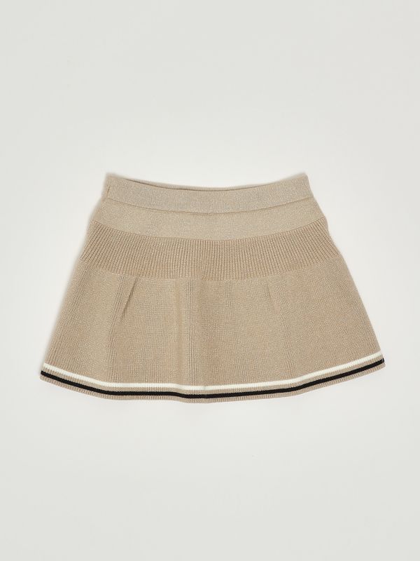 Stretch-Rock aus Viskosemischung für Mädchen kf5026ma12p Gold ...