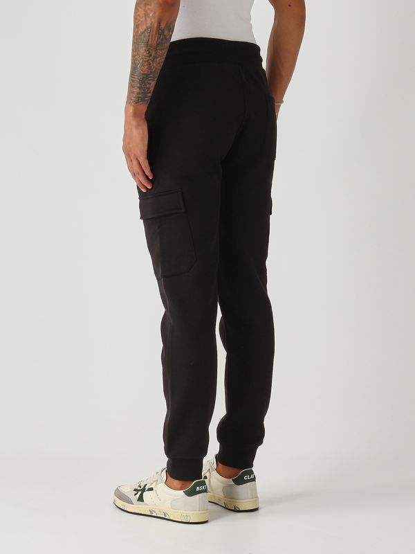 Colmar Modish stretch cotton jogger pants for men - Black | Caposerio.com