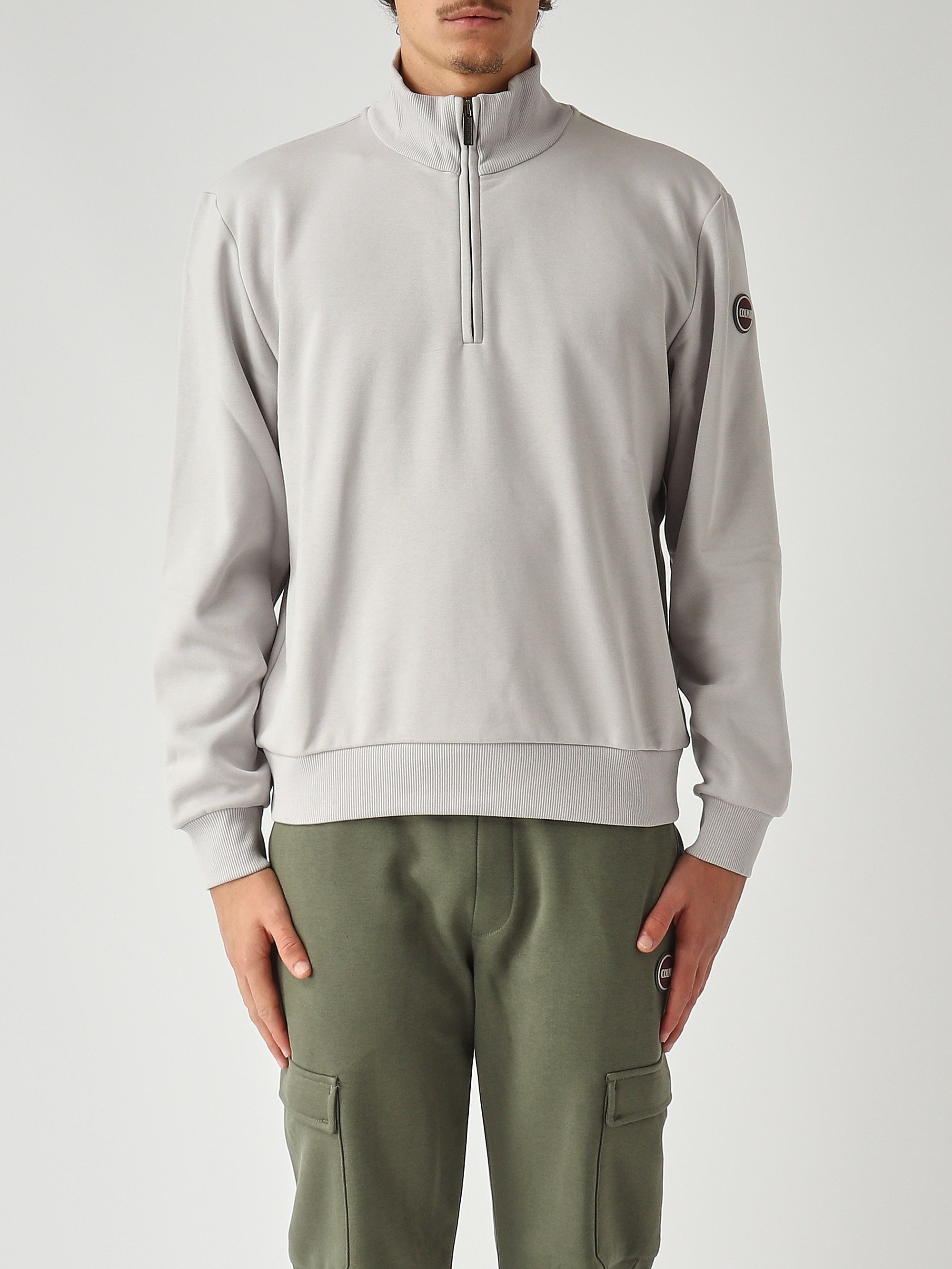 Men's cotton-blend sweatshirt 6255r1wx Ice | Caposerio.com