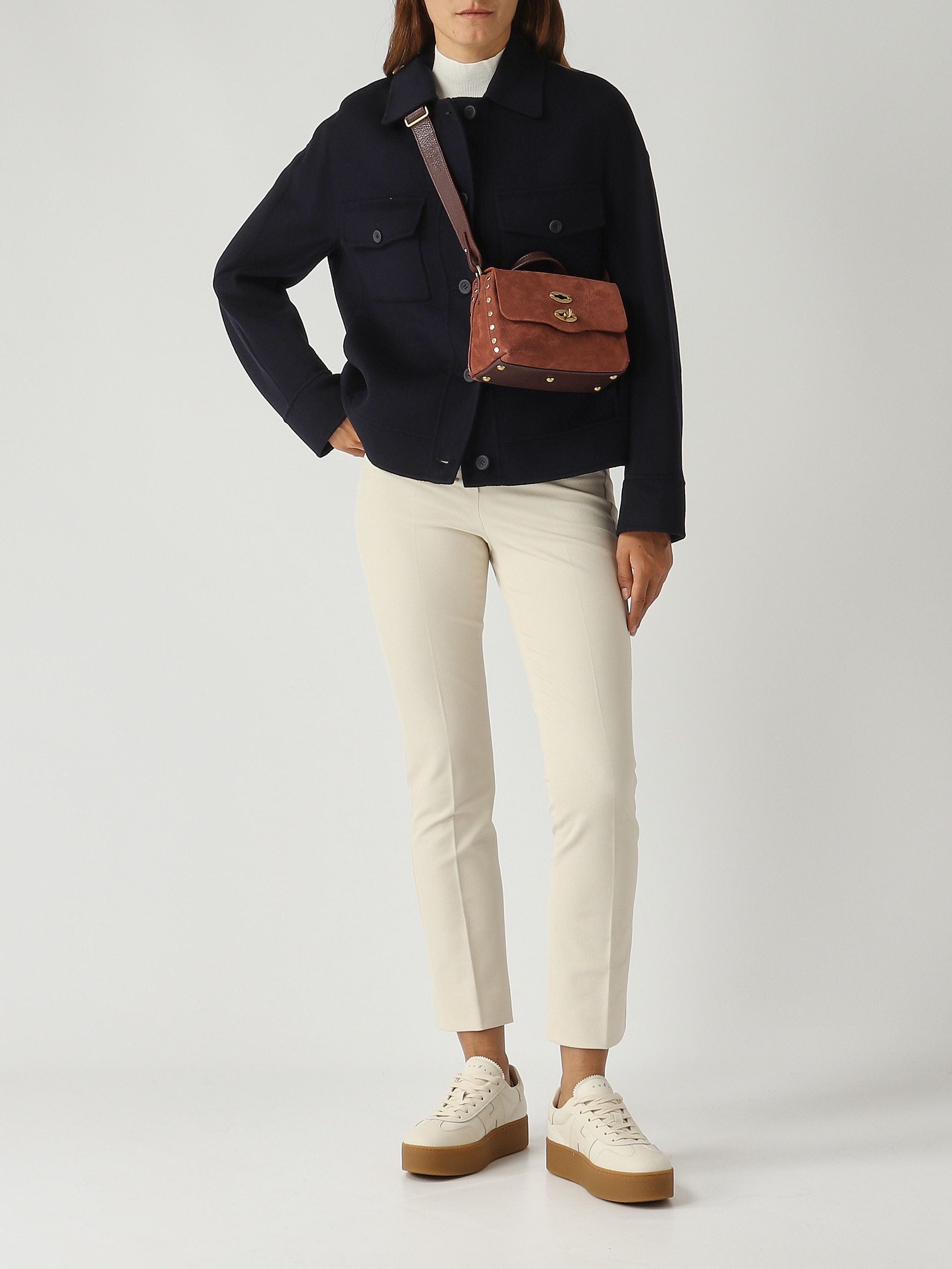 Max Mara Studio Fiero virgin wool jacket for women - Navy Blue ...