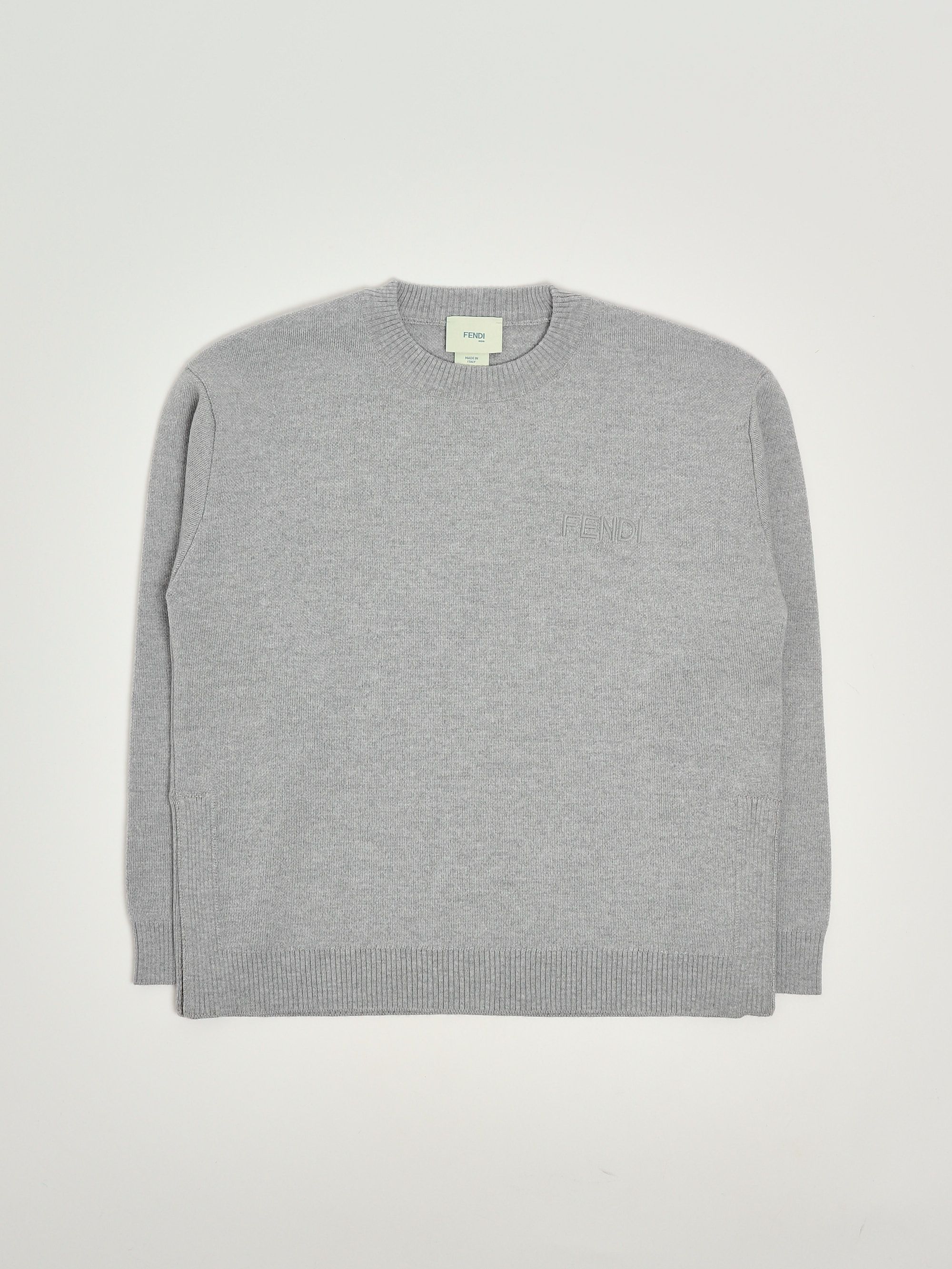 Boy's wool sweater jug192auku Grey Melange | Caposerio.com
