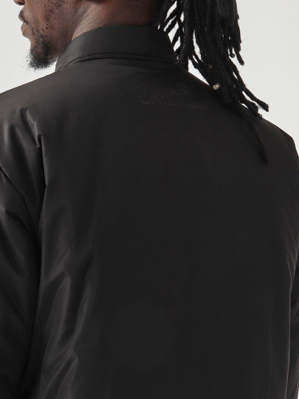 Stretch nylon jacket for men s74dm0944s53817 Black | Caposerio.com