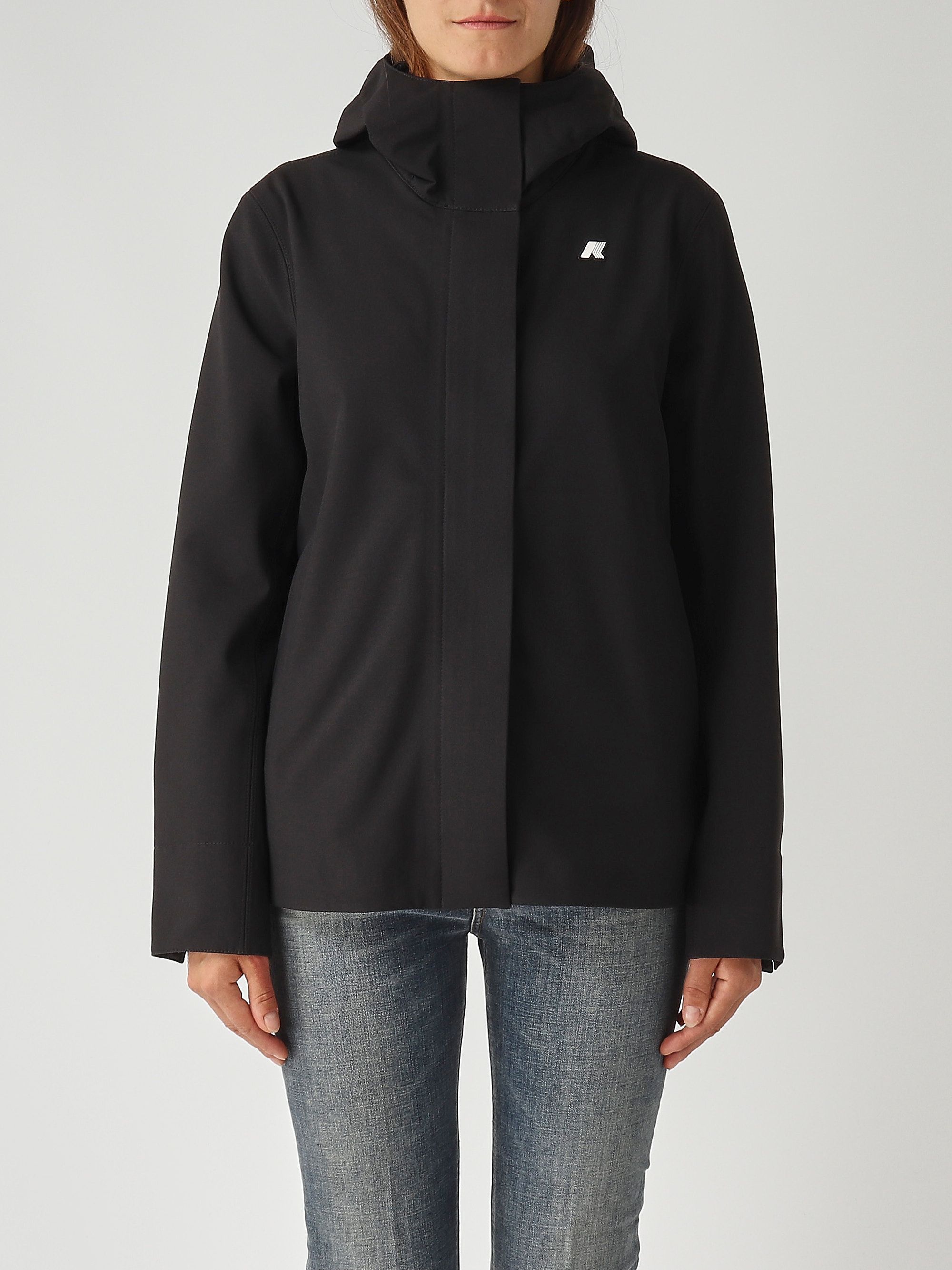 Madalina Bonded women's jacket in waterproof nylon k21488w Black ...