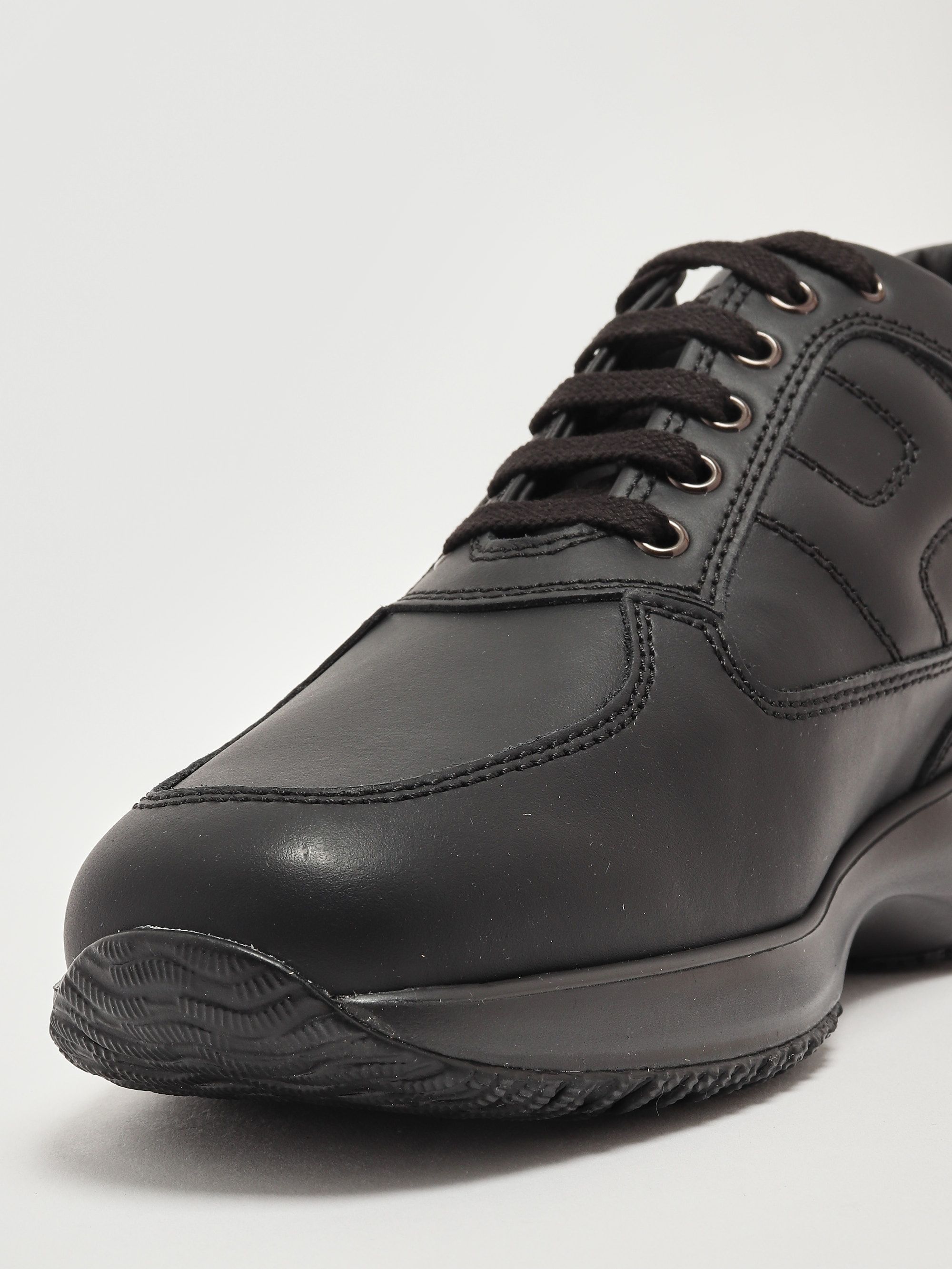 Interactive nappa leather sneakers for men hxm00n00010kla Black ...