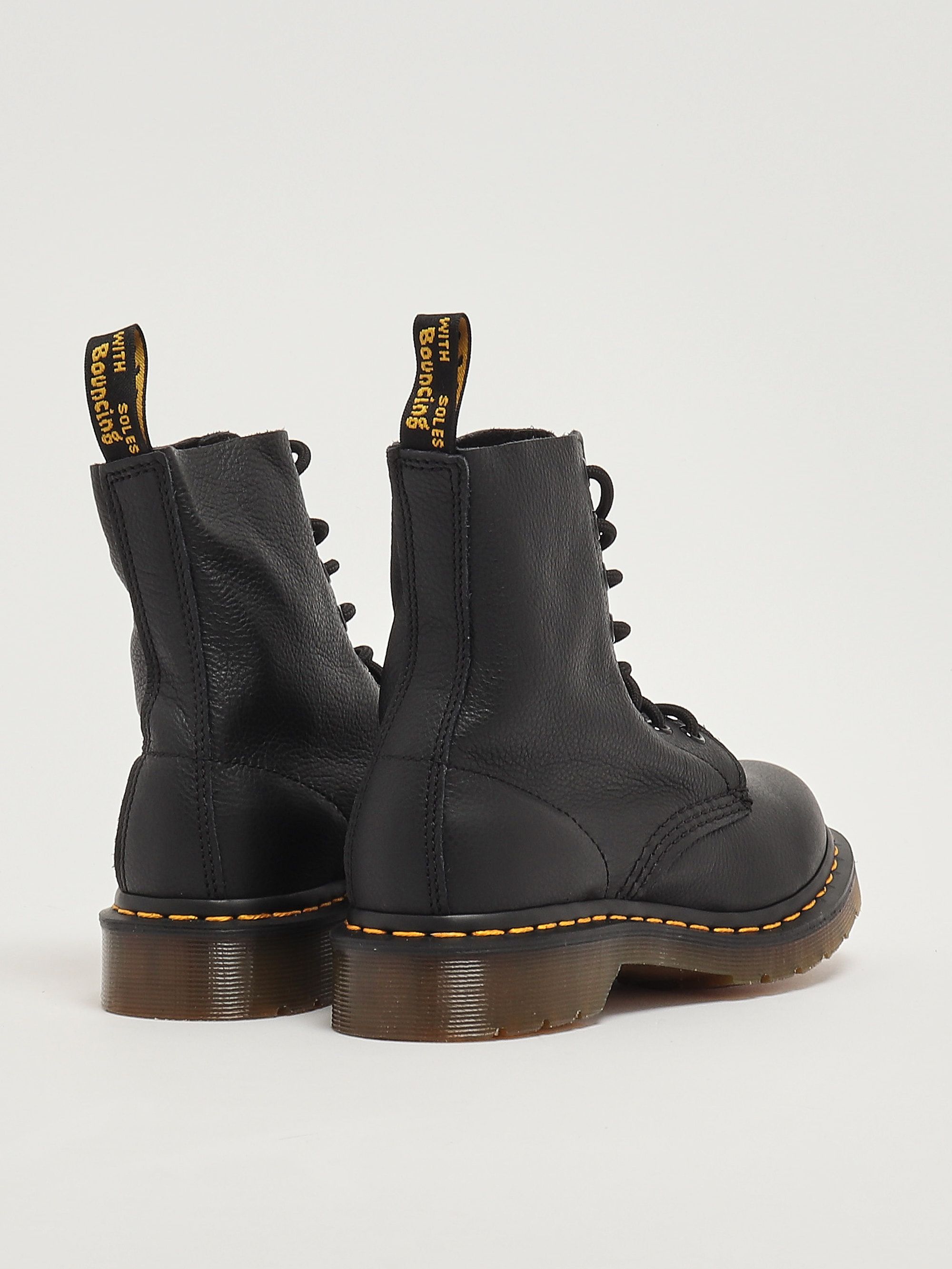 Women's 1460 Pascal leather amphibians 13512006 Black | Caposerio.com