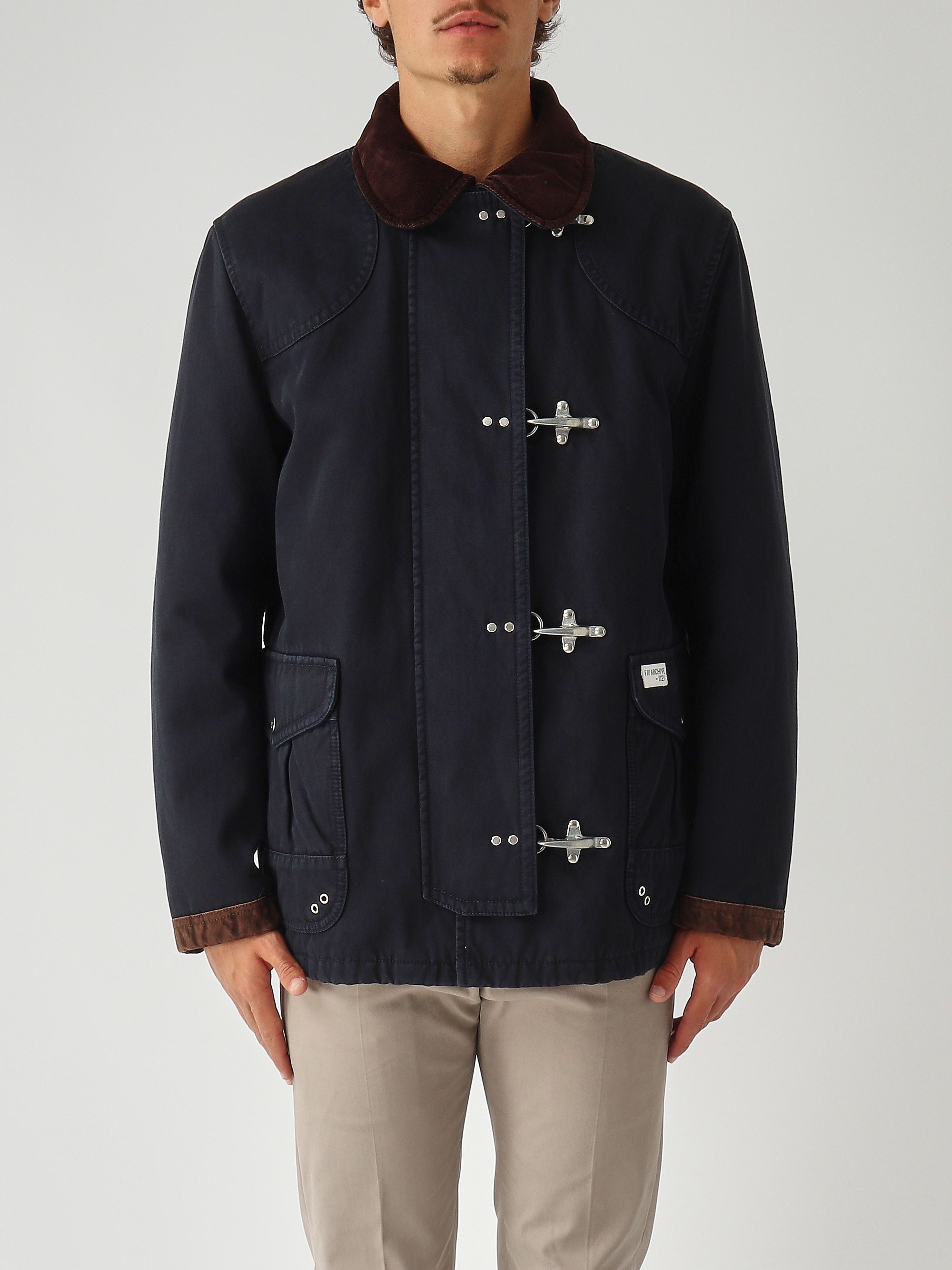 Manteau montgomery confort-fit en coton pour homme mam1351148lxq2 Bleu ...
