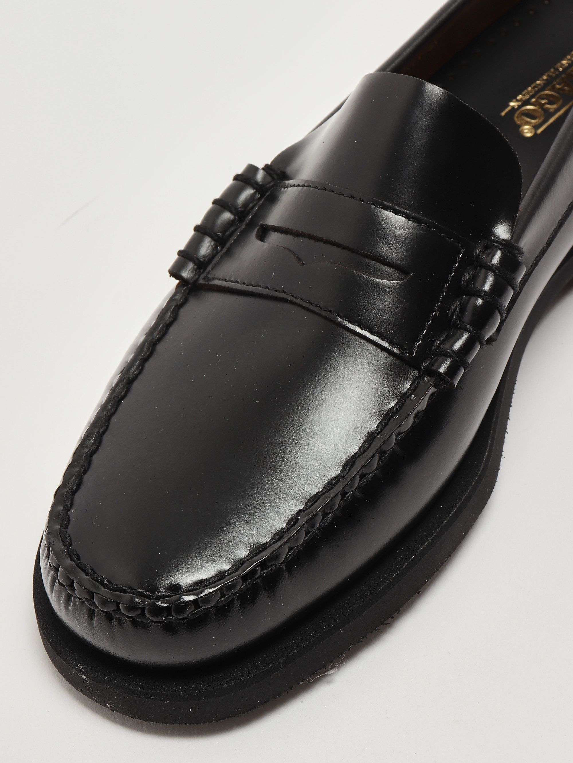Sebago Mocassin homme Dan Po LT W en cuir - Noir | Caposerio.com