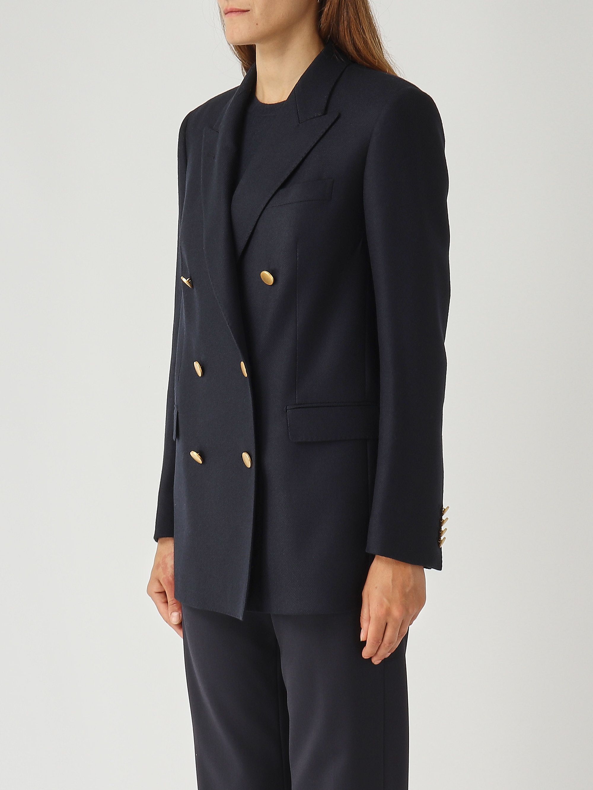 Women's J-Jasmine jacket in wool j-jasmine10b Blue | Caposerio.com