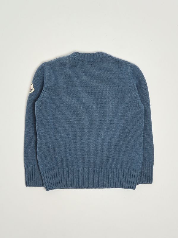 Wool sweater for kids k29519c00007m1241 Powder Blue | Caposerio.com