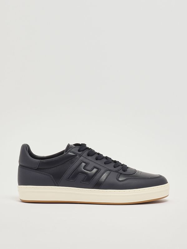 Men's H-TV leather sneakers hxm6680fz00uai Navy | Caposerio.com