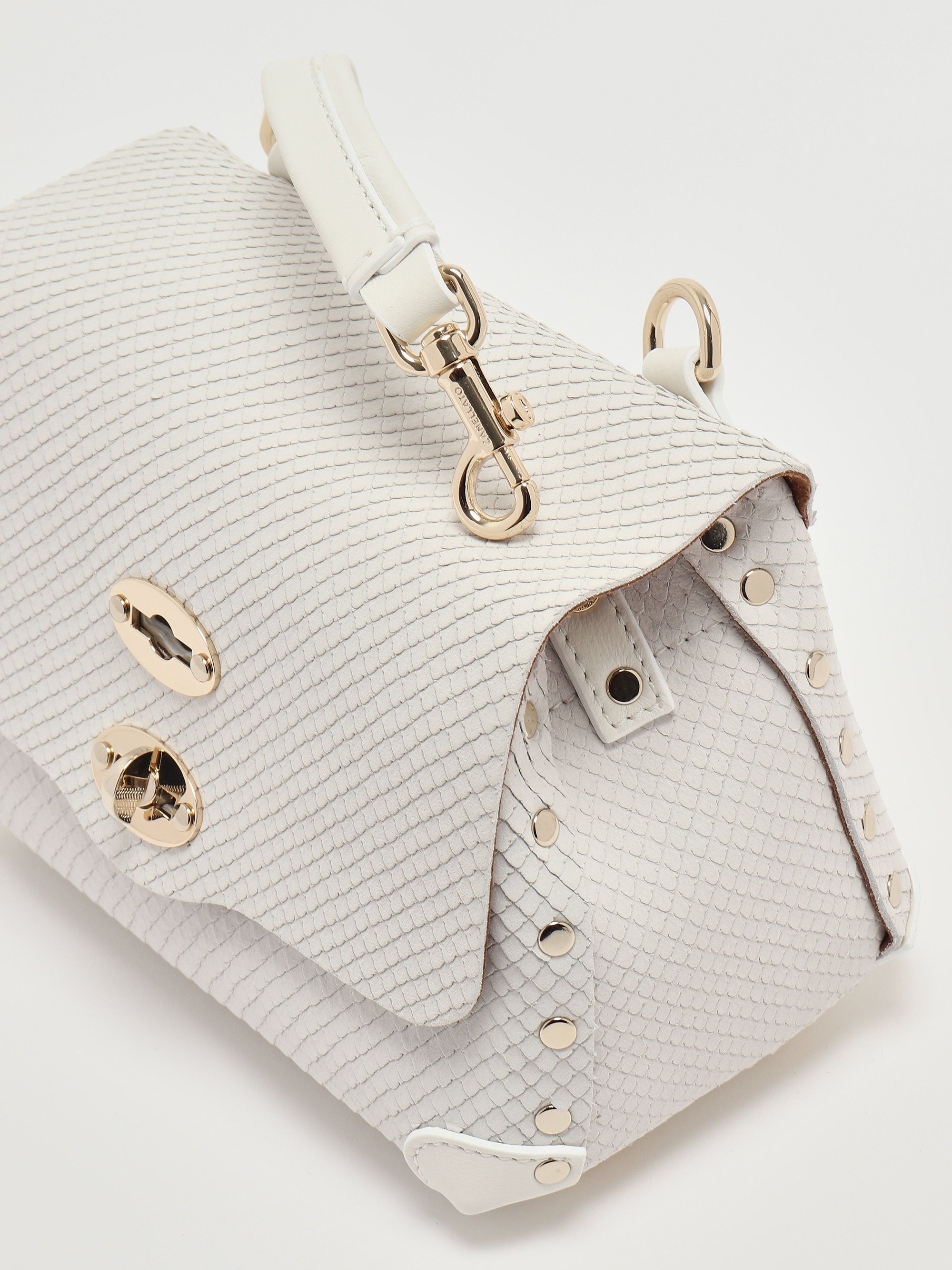 Bolso de mujer Postina Amoretto Baby de piel nobuk 0680002200000 b ...