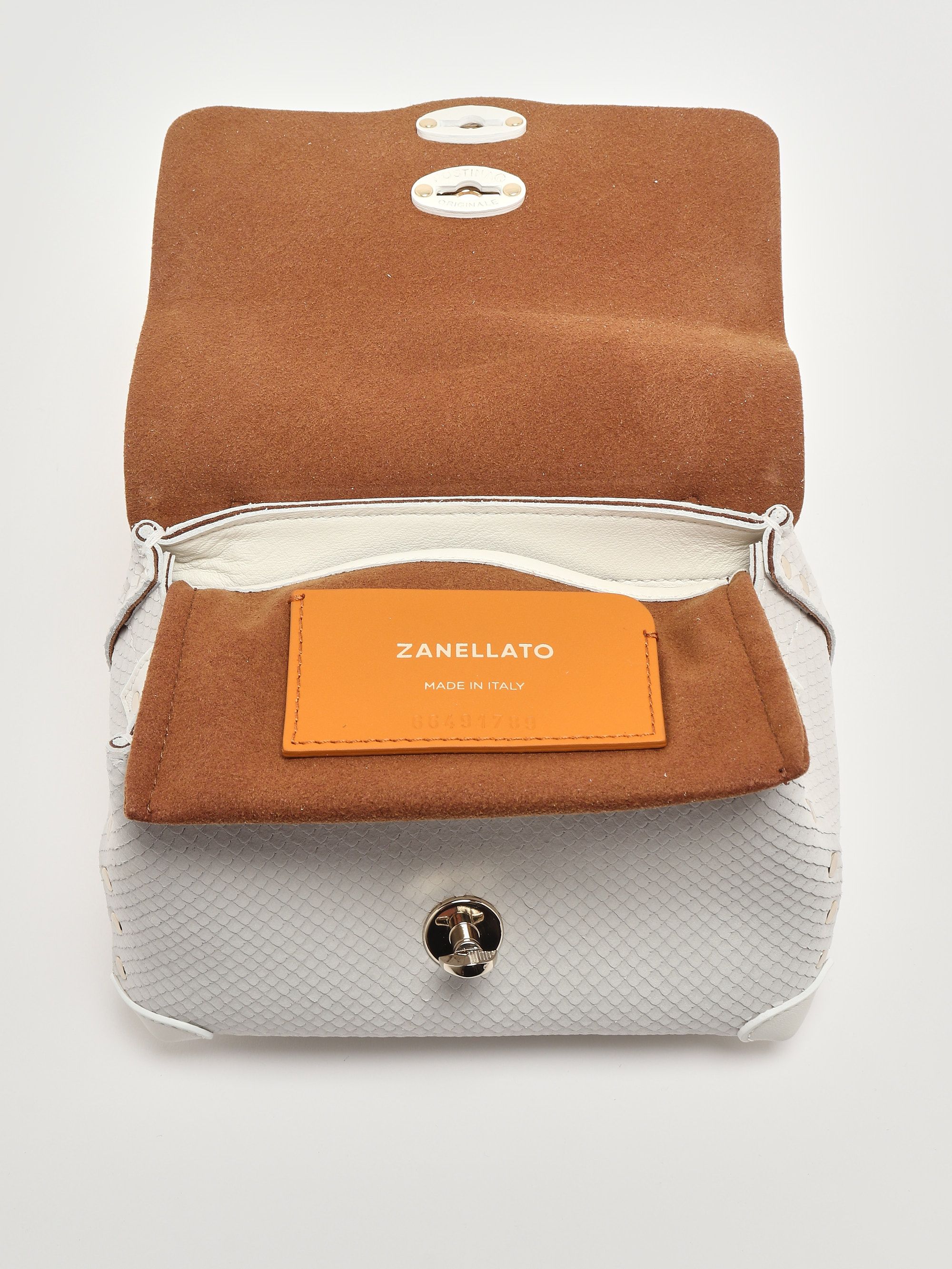 Bolso de mujer Postina Amoretto Baby de piel nobuk 0680002200000 b ...