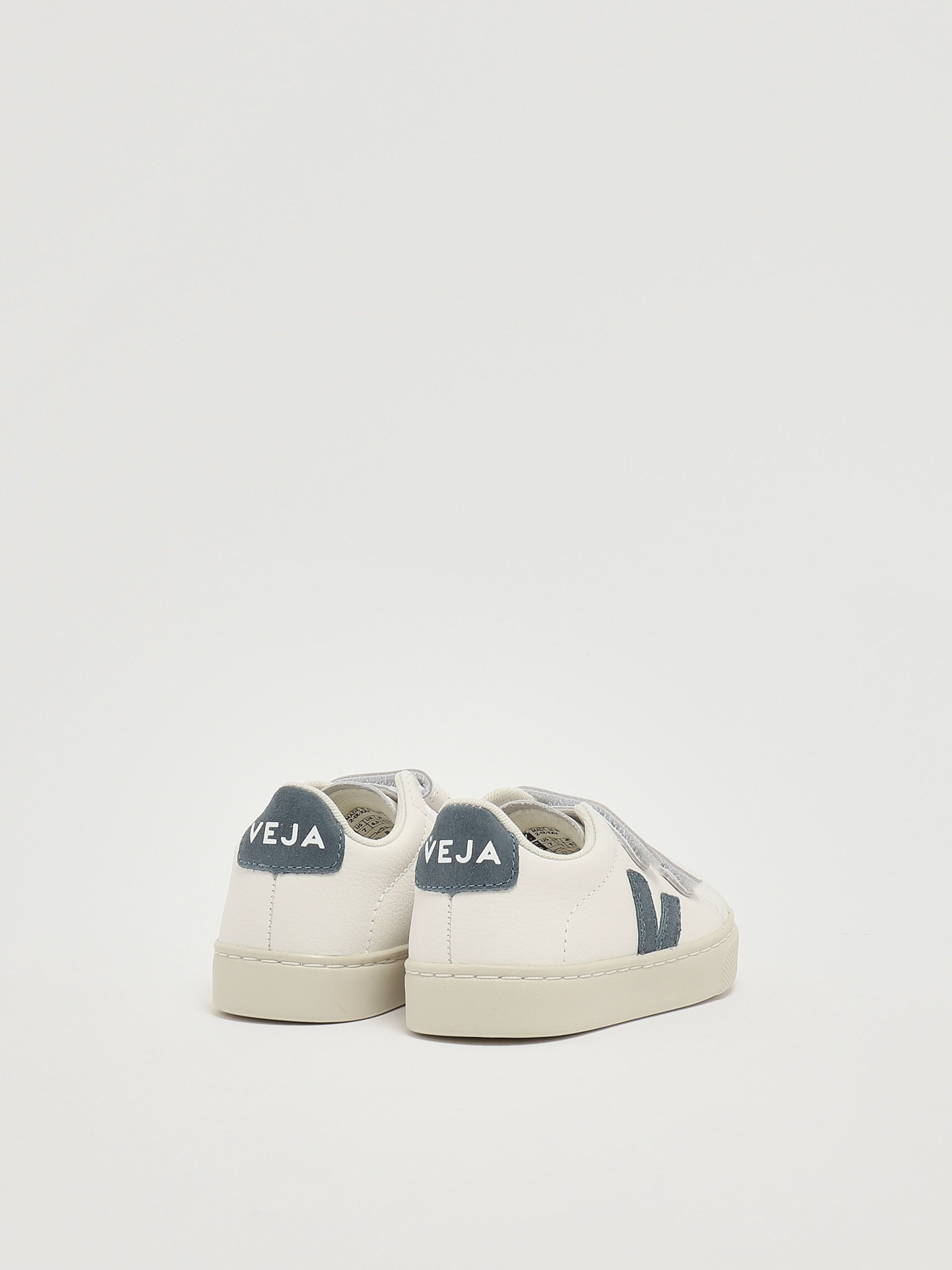 Baskets enfant Esplar en cuir sans chrome sv0520643c Blanc-Avio ...