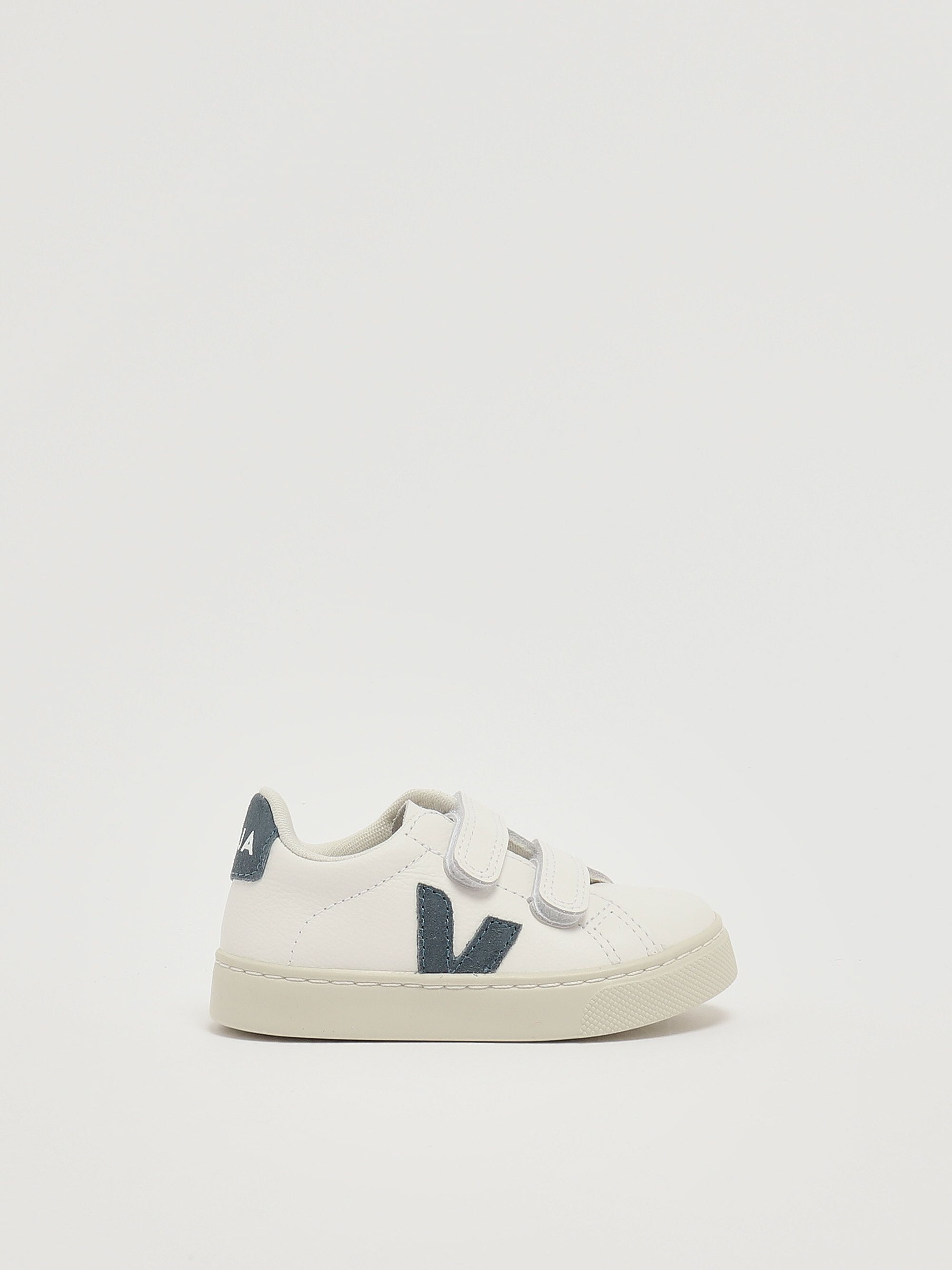 Baskets enfant Esplar en cuir sans chrome sv0520643c Blanc-Avio ...