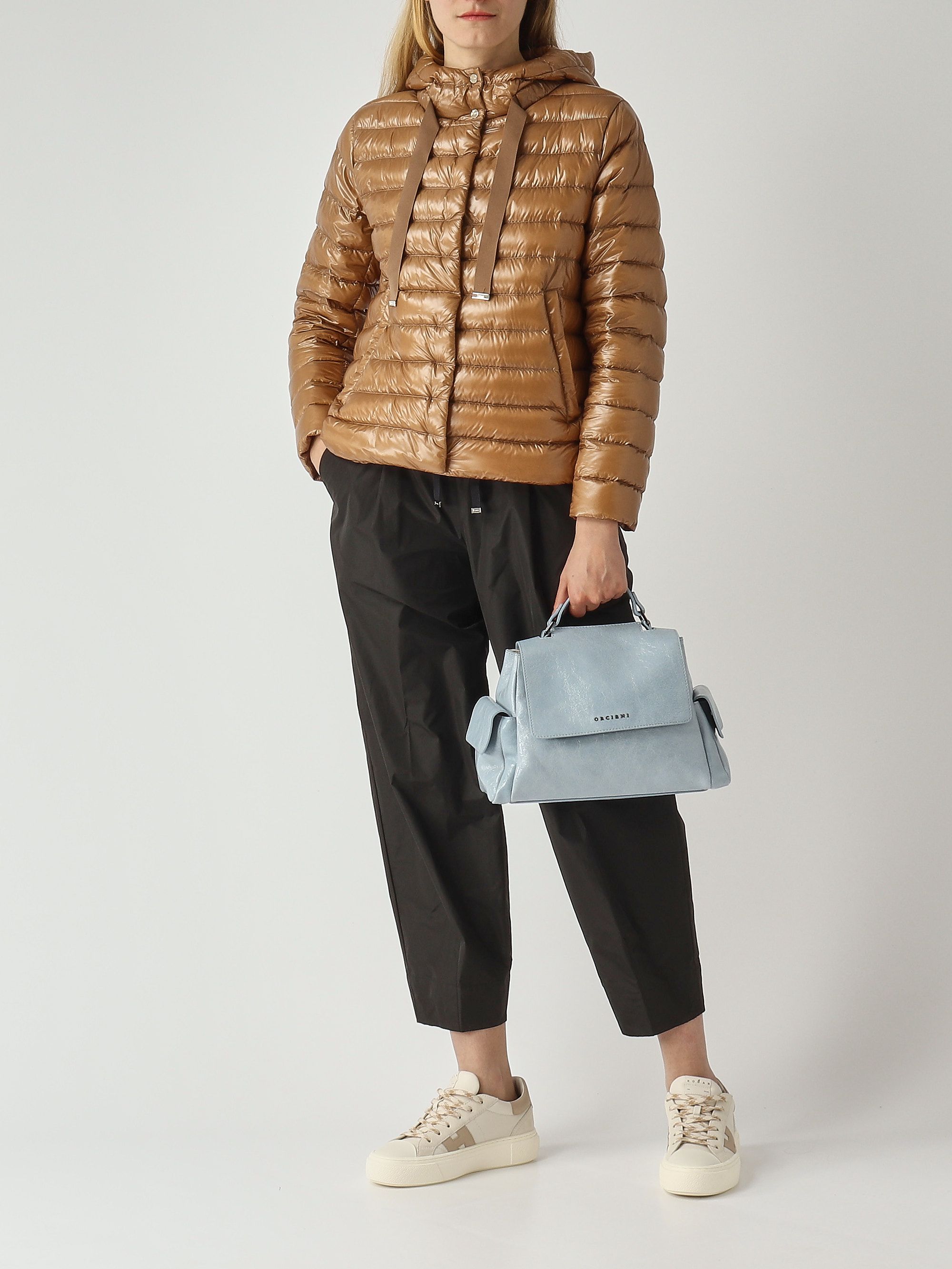 Herno Giacca donna in nylon ultralight - Cammello | Caposerio.com
