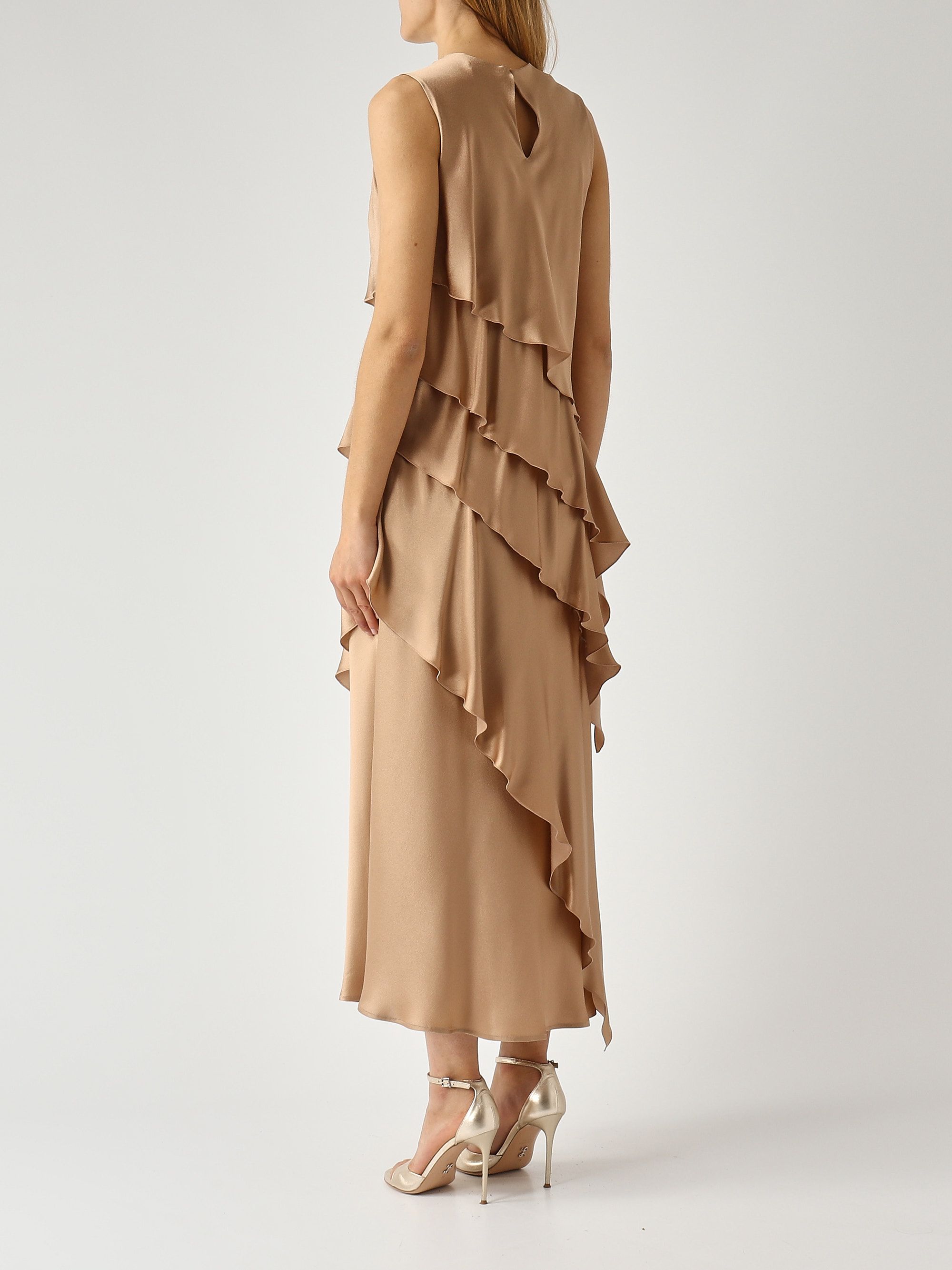 Antonelli Norris women's silk-blend dress - Blush | Caposerio.com